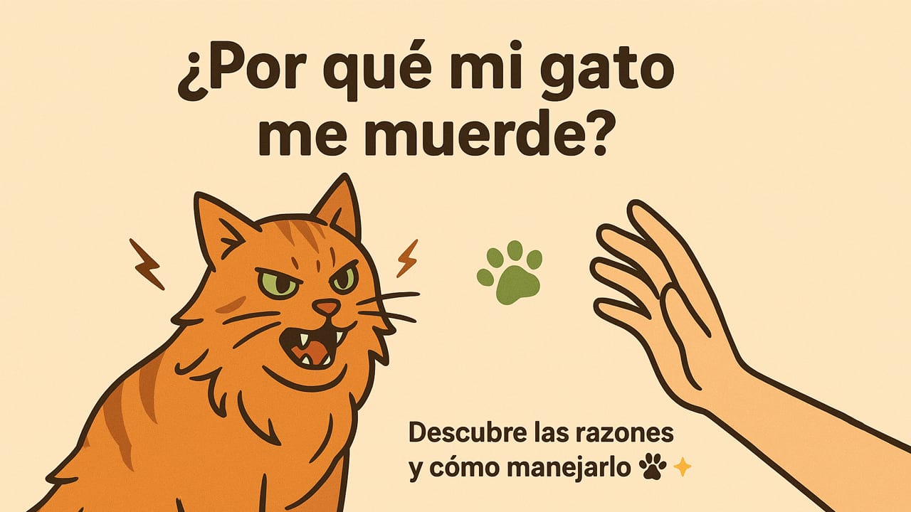 ¿Por qué mi gato me muerde? Descubre las razones y cómo manejarlo